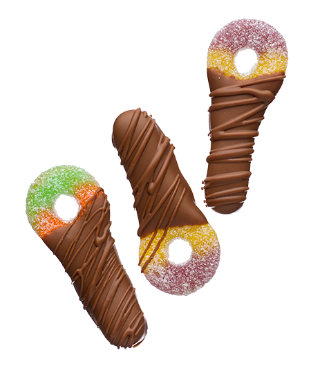 Chocolate dipped sour keys – Nutandfudge.com